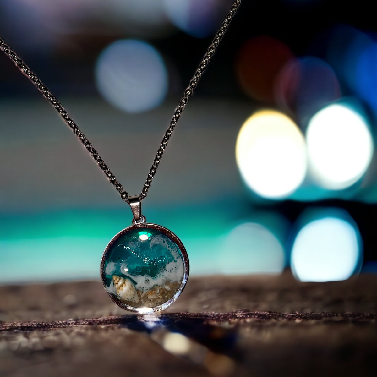 Memorial Ocean Necklace – Creative Art by Bron